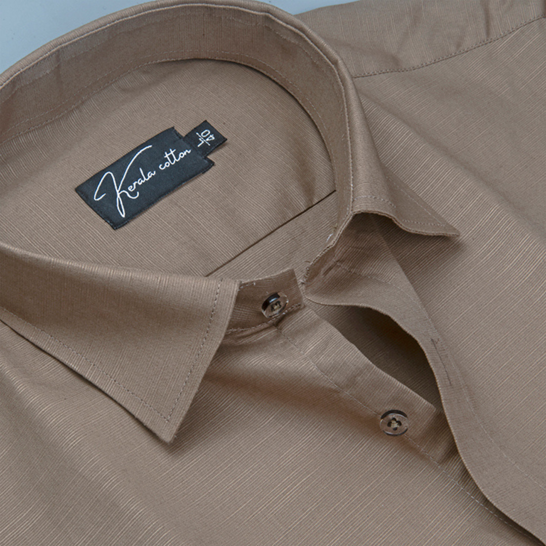 Dark fone Lining Texture Cotton Shirts for Men – Kerala Cotton